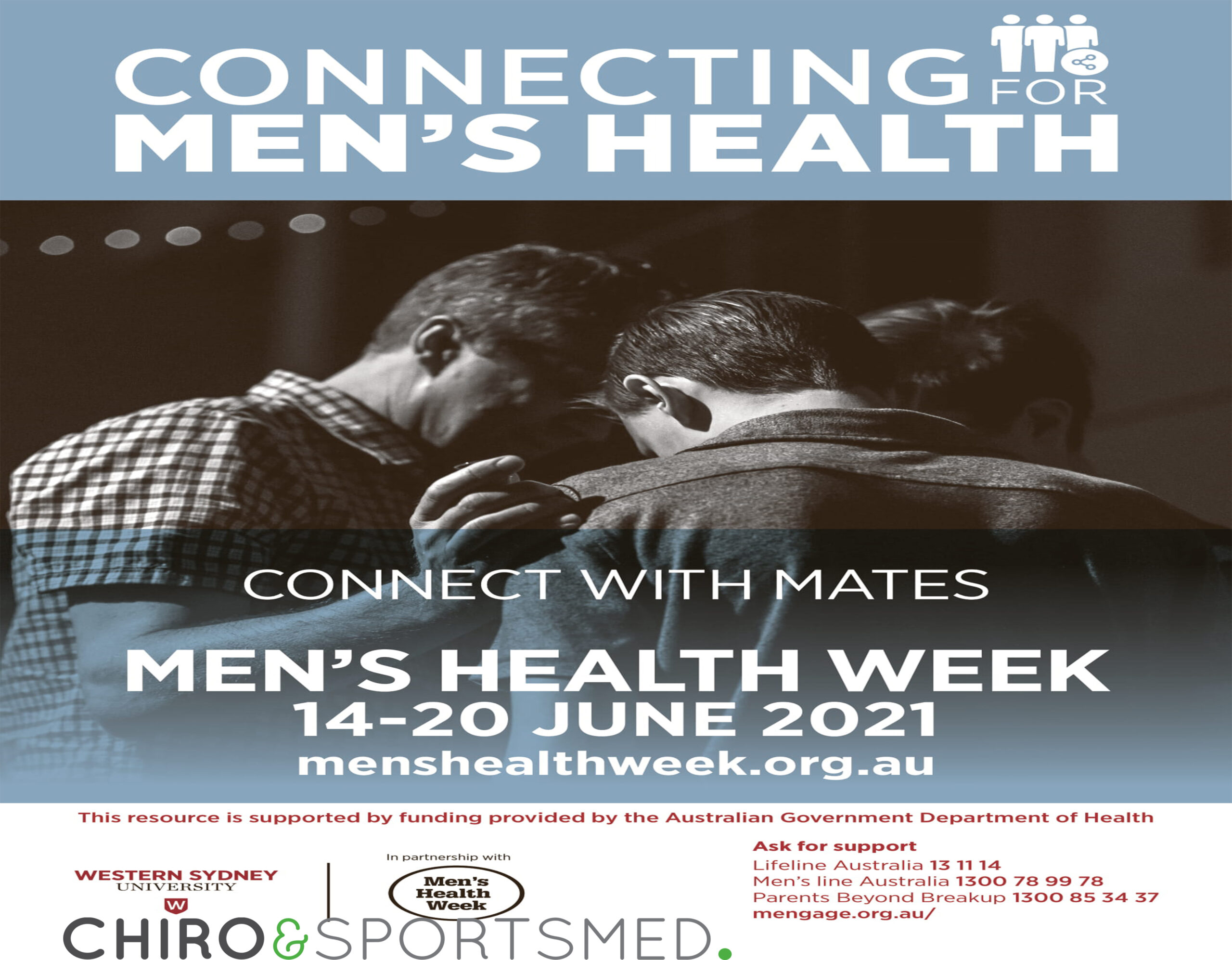 Men's Health Week 14-20 June 2021 / Chiro & Sports Med