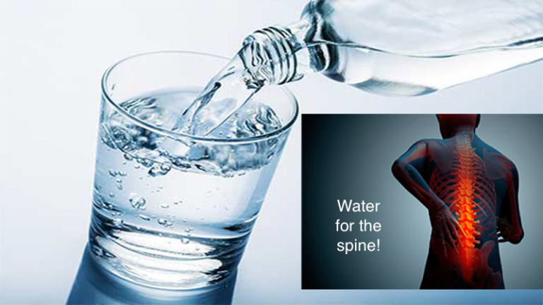 Hydration for your spine /Chiro & Sports Med